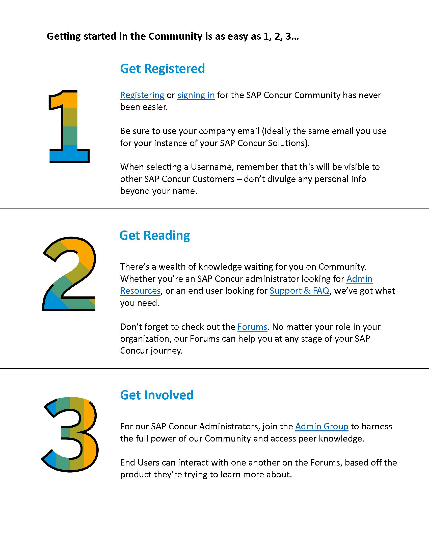 Getting Started On The Sap Concur Community Sap Concur Community