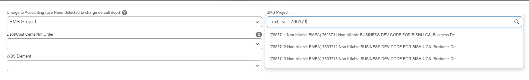 I Can Not Submit My Expenses Using Project Code Sap Concur Community