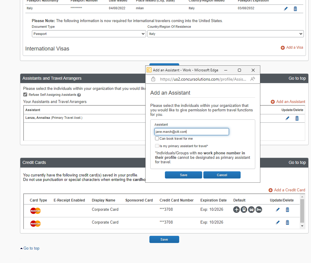 Impossible To Delegate Sap Concur Community