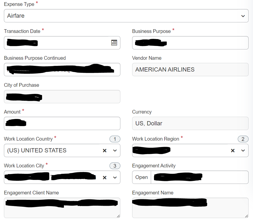 Solved: Incorrect Error and Missing Field - SAP Concur Community