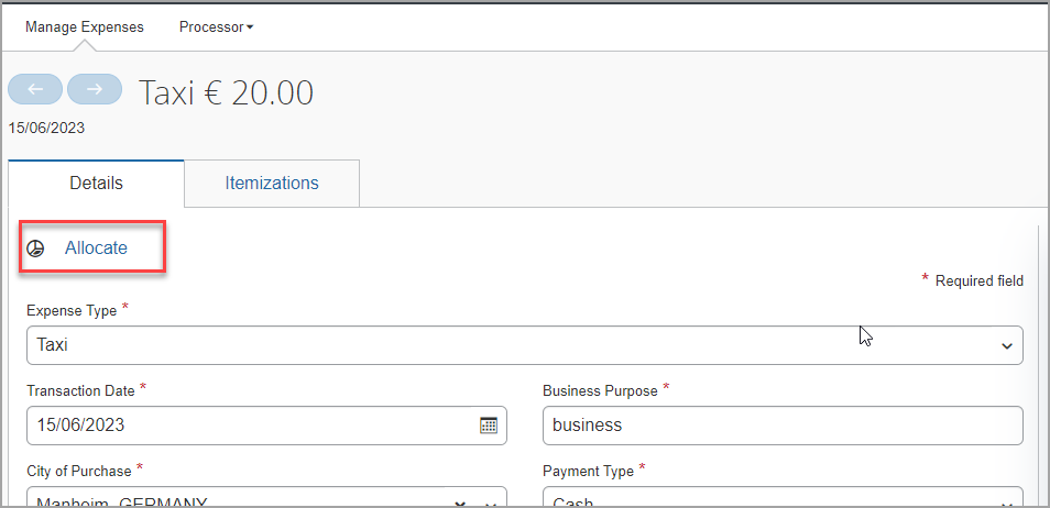 Solved: Training expenses - SAP Concur Community
