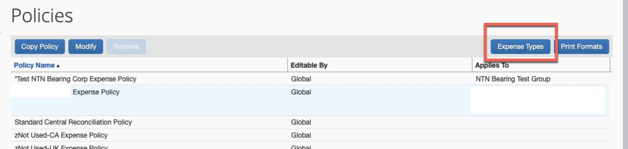 Removing or Inactivating Expense types - SAP Concur Community