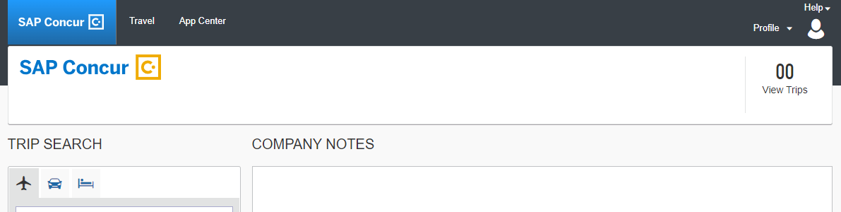 New Button Missing From Homepage Sap Concur Community
