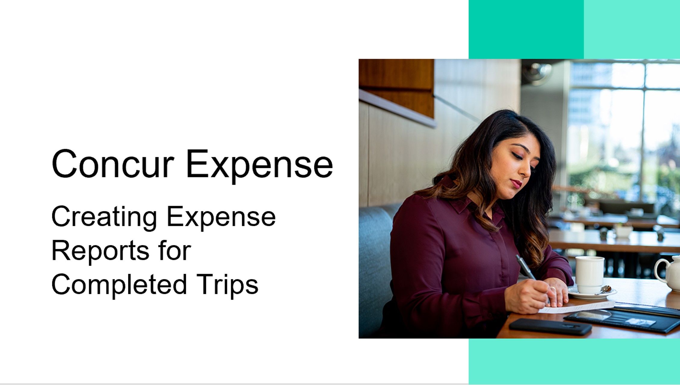 Automated Expense Reporting For A Completed Trip I Sap Concur