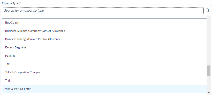 Where do i choose a flight as an expense type when... - SAP Concur ...