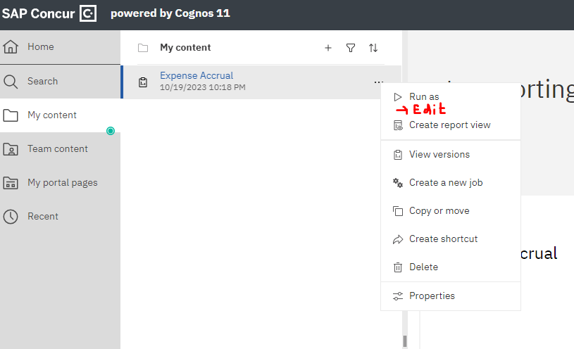 Solved Adding Expense Type To Accrual Report Sap Concur Community