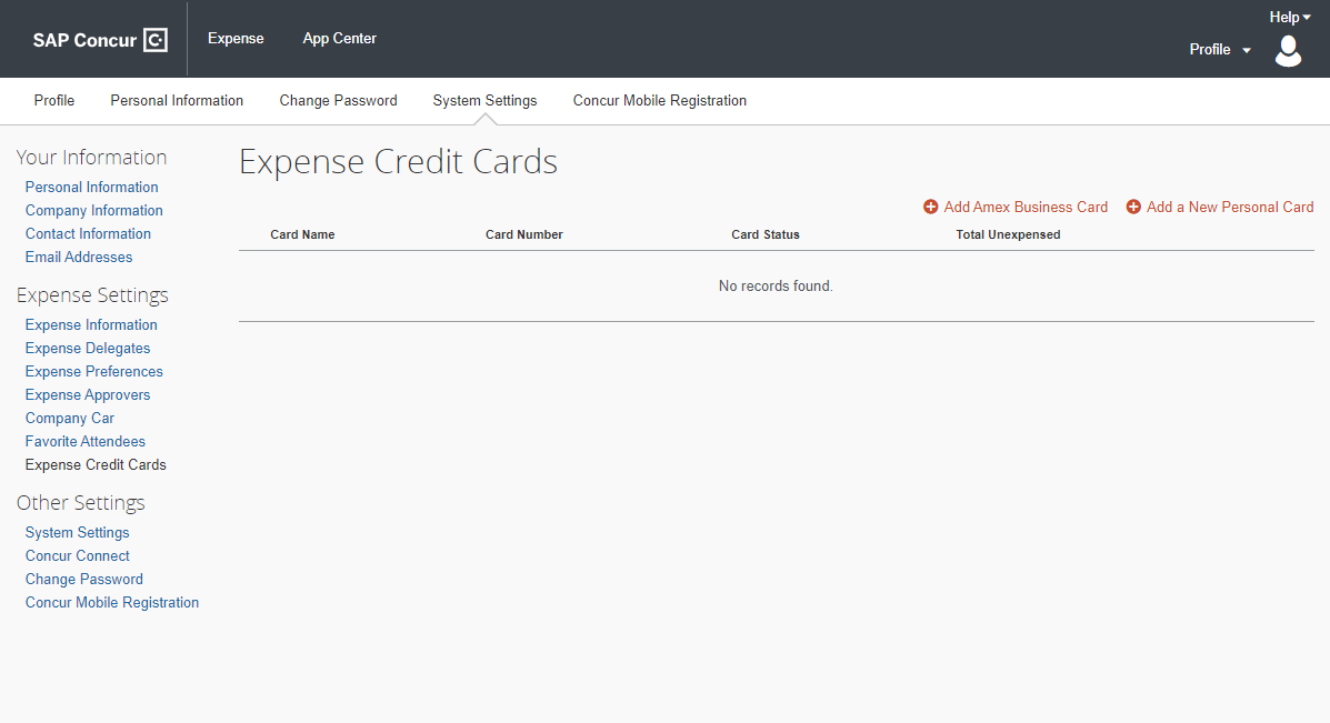 Solved: Need help integrating Amex Corporate Card when my ... - SAP ... Solved: Need help integrating Amex Corporate Card when my ... - SAP ...
