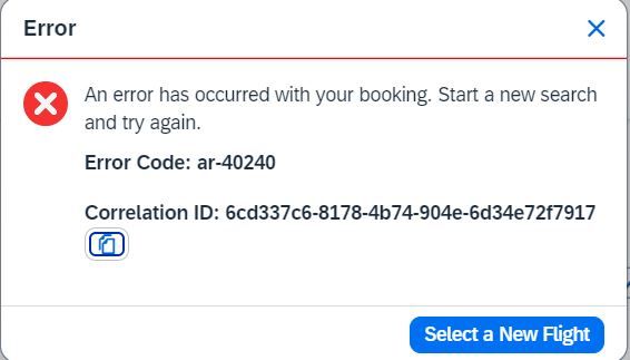Error Code Ar 40240 Sap Concur Community 