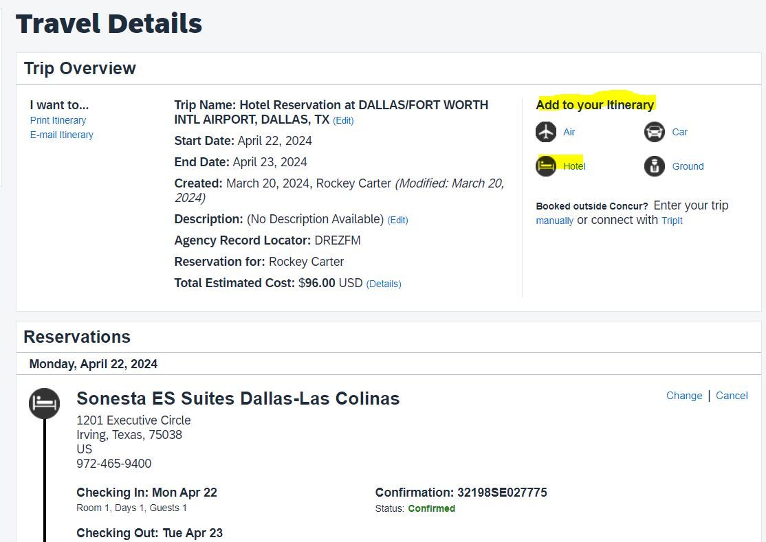 Solved: How to add multiple hotel reservations without any... - SAP ... Solved: How to add multiple hotel reservations without any... - SAP ...