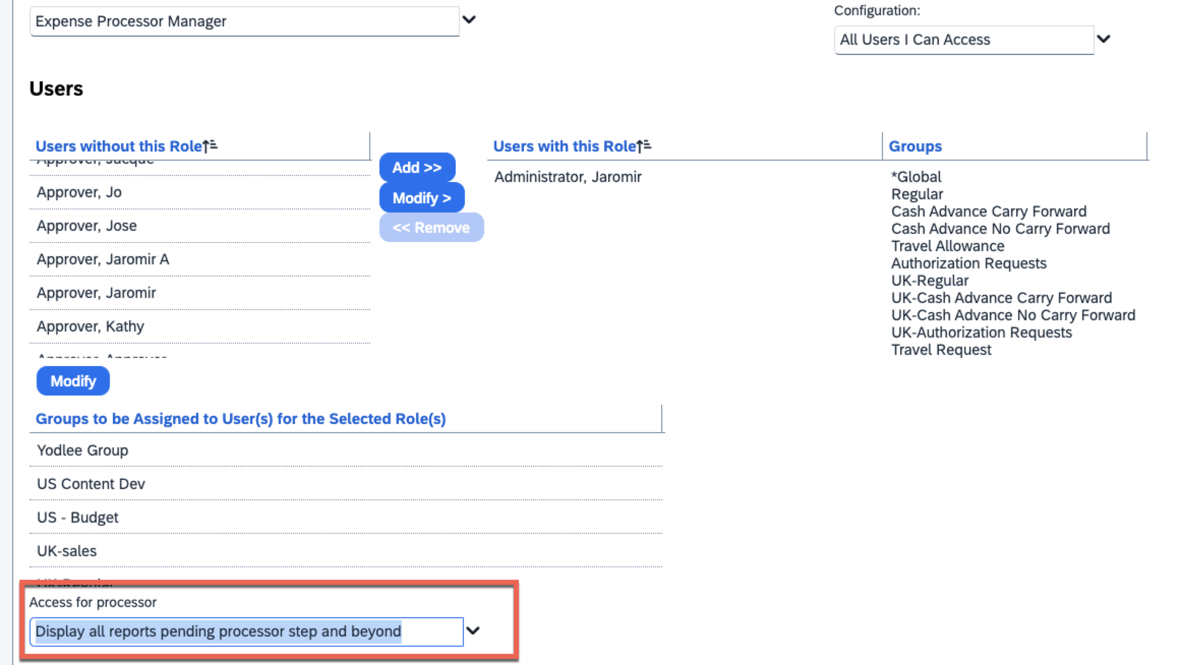 Expense Processor Sap Concur Community