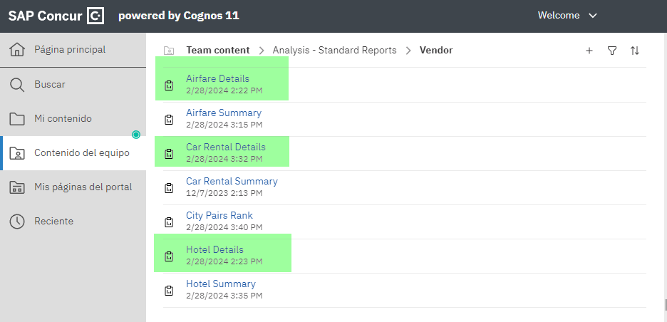Travel Reporting Sap Concur Community