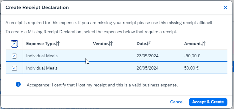 Charged for room I cancelled the Re-imbursed, I ca... - SAP Concur ...