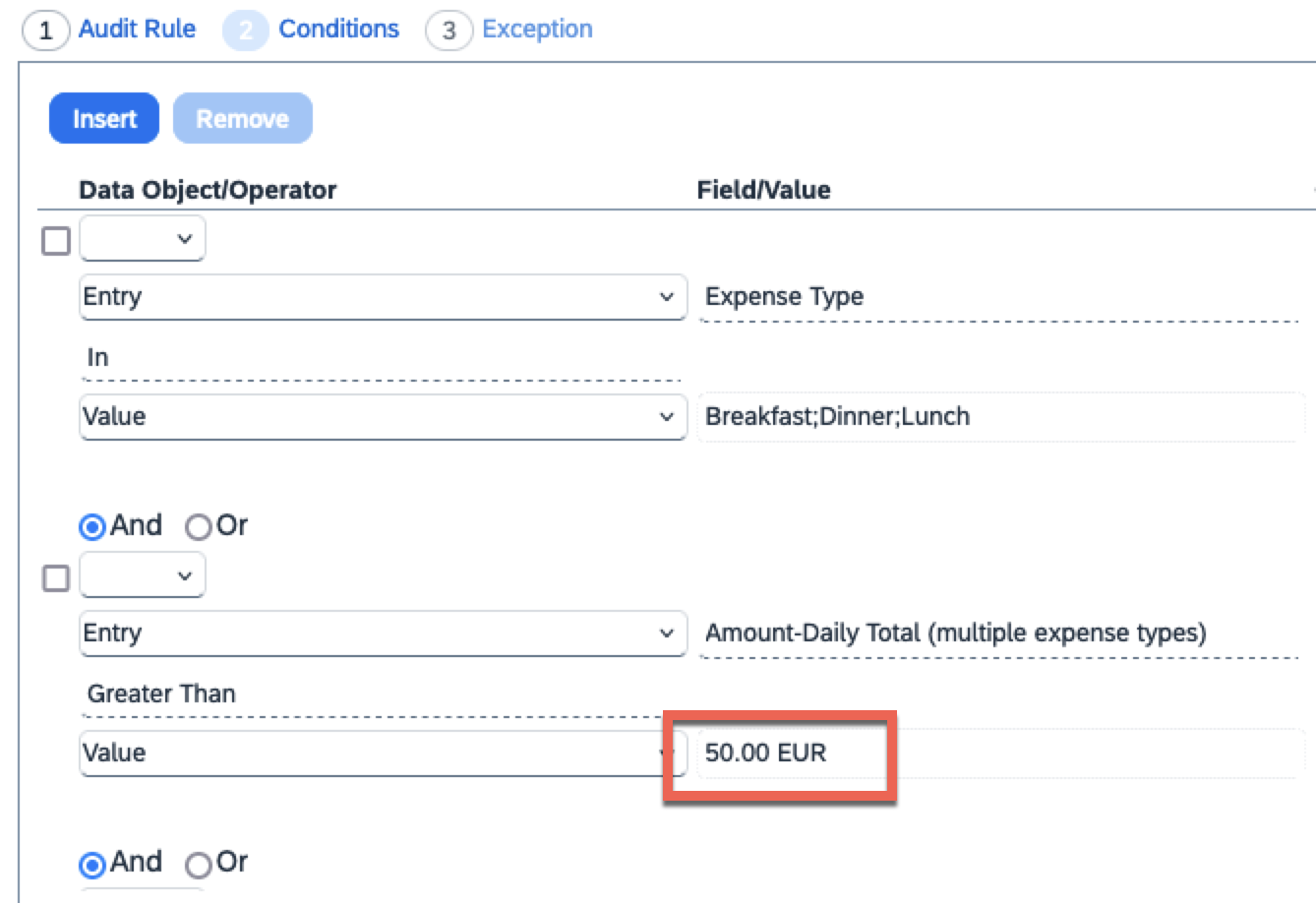 Limit and Currency Audit Rule - SAP Concur Community