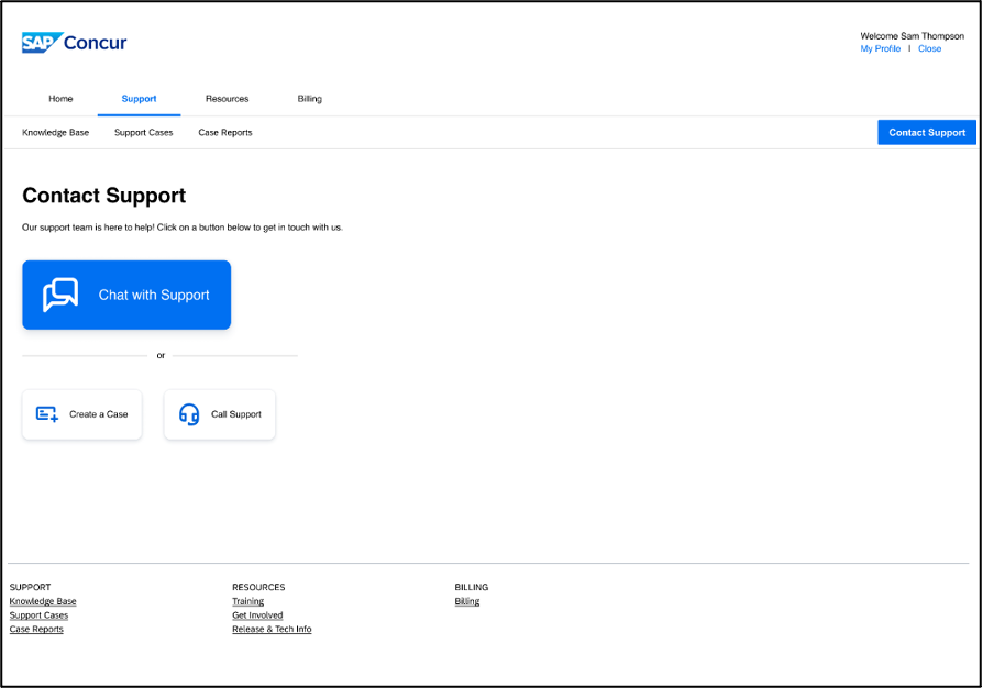Sap Concur Support Portal Updated To Better Serve Sap Concur Community