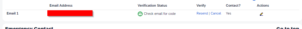 Email verification not visible - SAP Concur Community