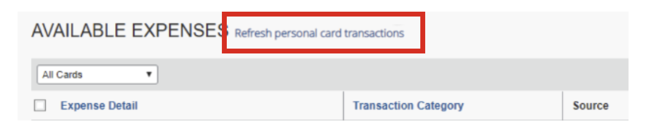 Solved Card Transactions Not Loading Sap Concur Community