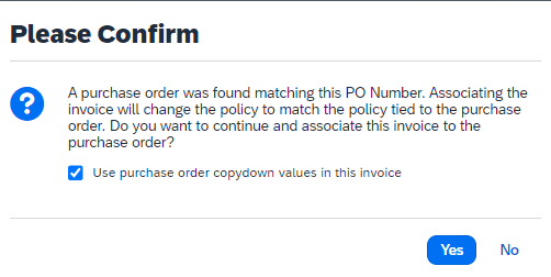 Line item entry for PO Invoices is cleared on Save - SAP Concur Community