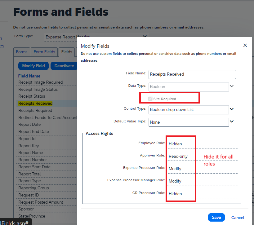 Solved Receipt Status Sap Concur Community