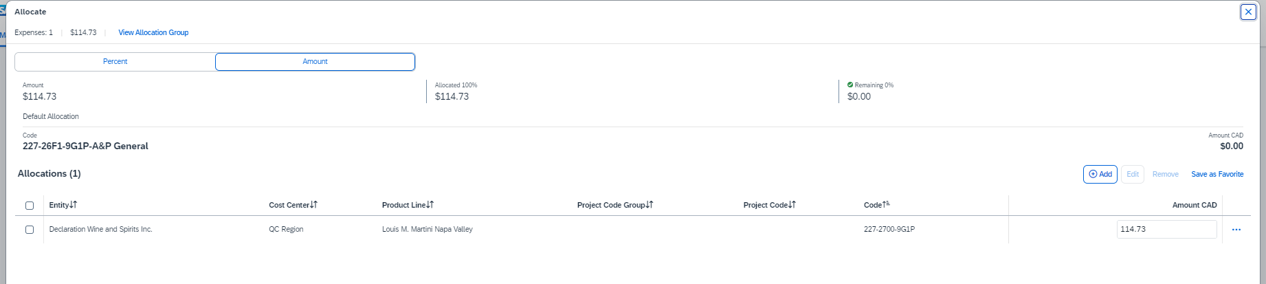 Audit Rule Multiple Allocations Trigger Audit Ru Sap Concur
