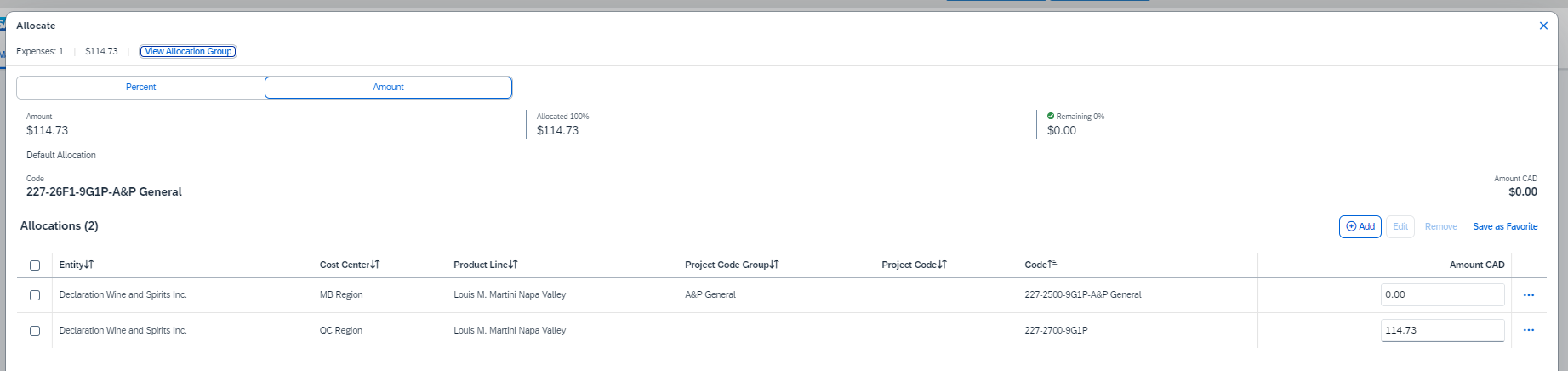 Audit Rule - Multiple Allocations Trigger Audit Ru... - SAP Concur ...