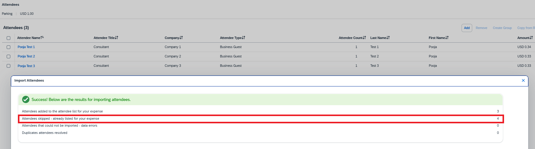 Solved Re Attendee Import Skipping Records Based On Du Sap Concur Community