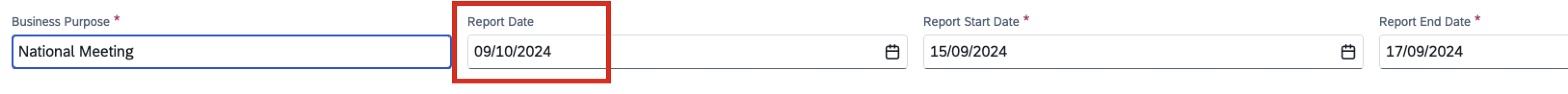 Overlapping date error - SAP Concur Community