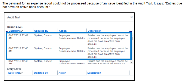Solved: Best process when bank account is added after expe... - SAP ...