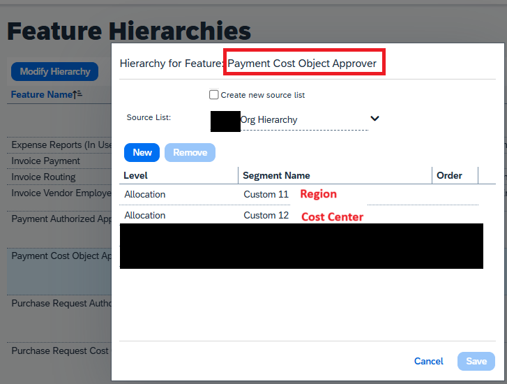 Adding Another Cost Object Approver List In Invoic Sap Concur