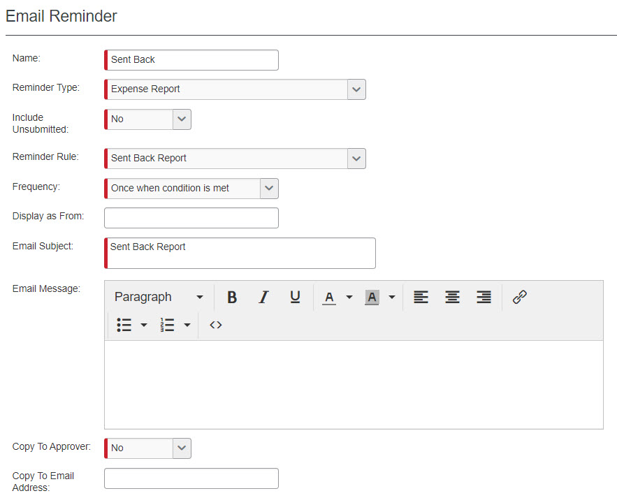 E-mail notification - SAP Concur Community