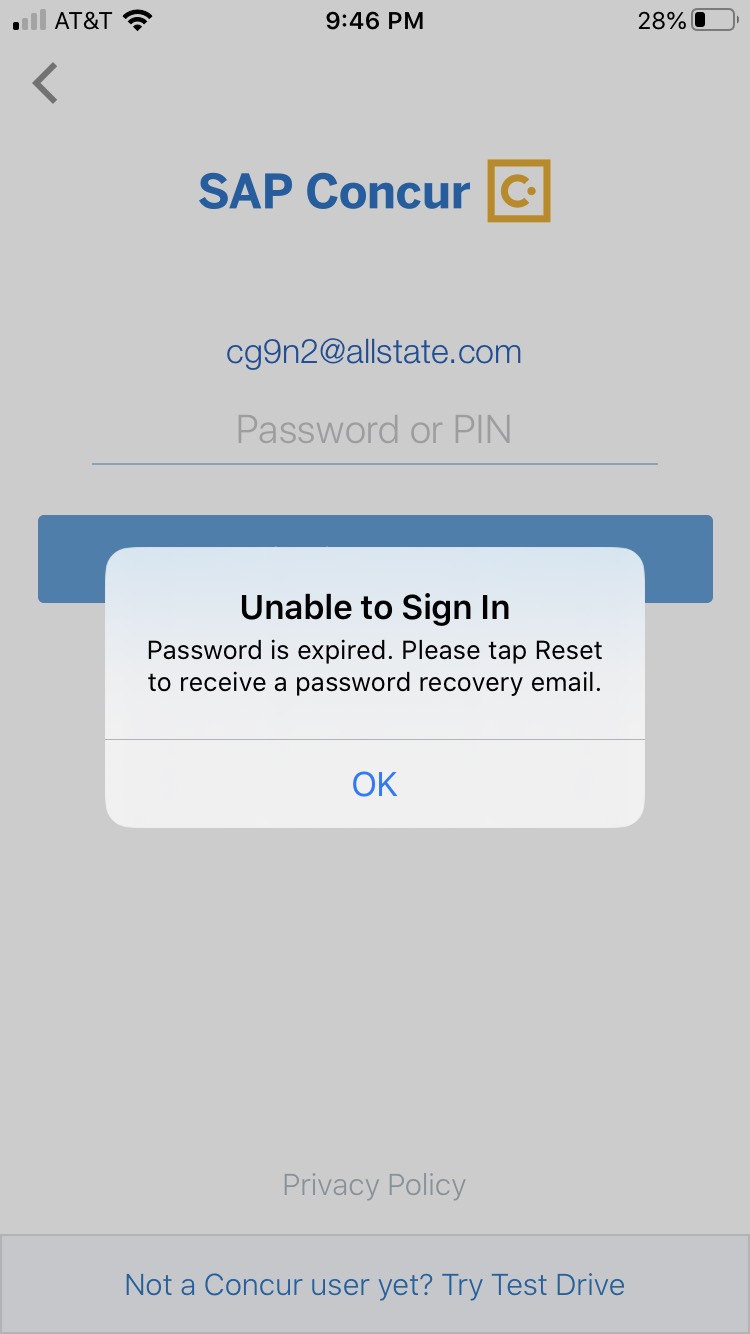 Mobile App Not Working Sap Concur Community