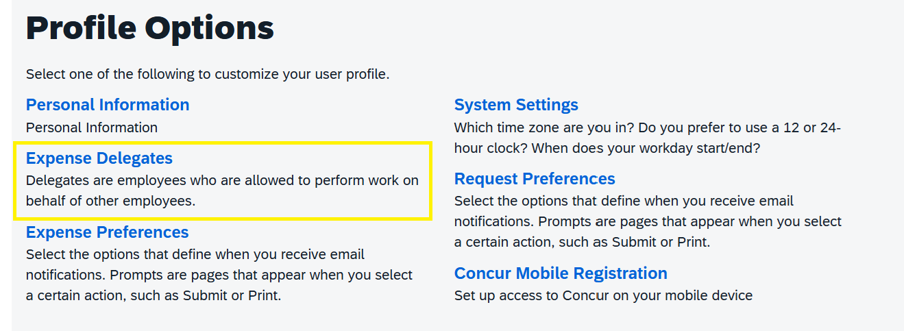 Adding a Delegate - SAP Concur Community
