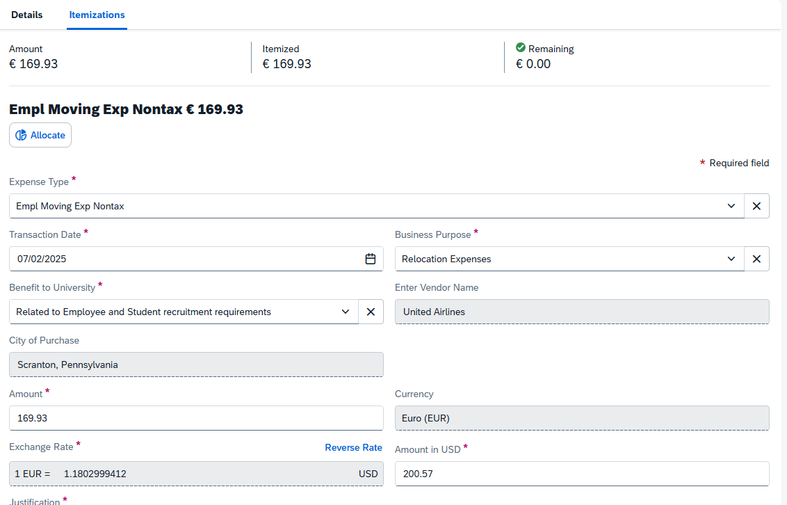 Solved: Expense Report - SAP Concur Community