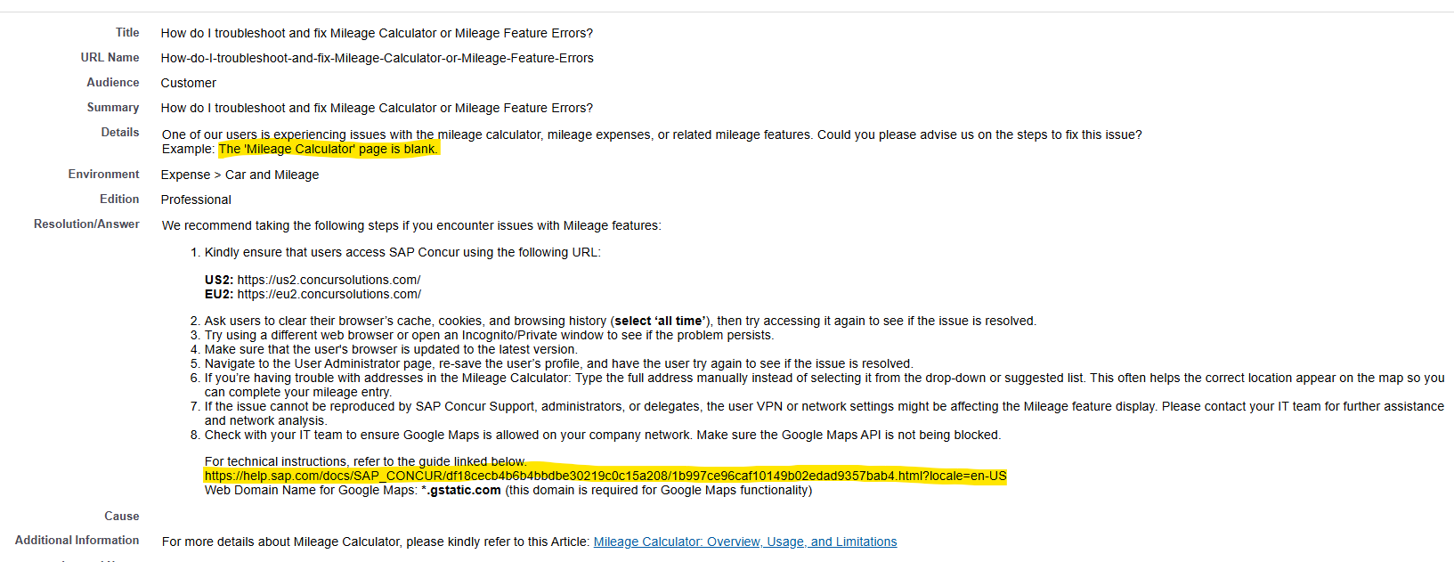 Concur help issue - SAP Concur Community