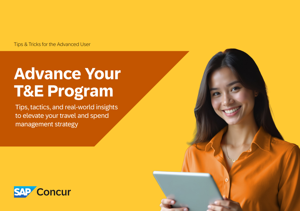 Admin Tips & Tricks: Advance Your Program - Reques... - SAP Concur ...