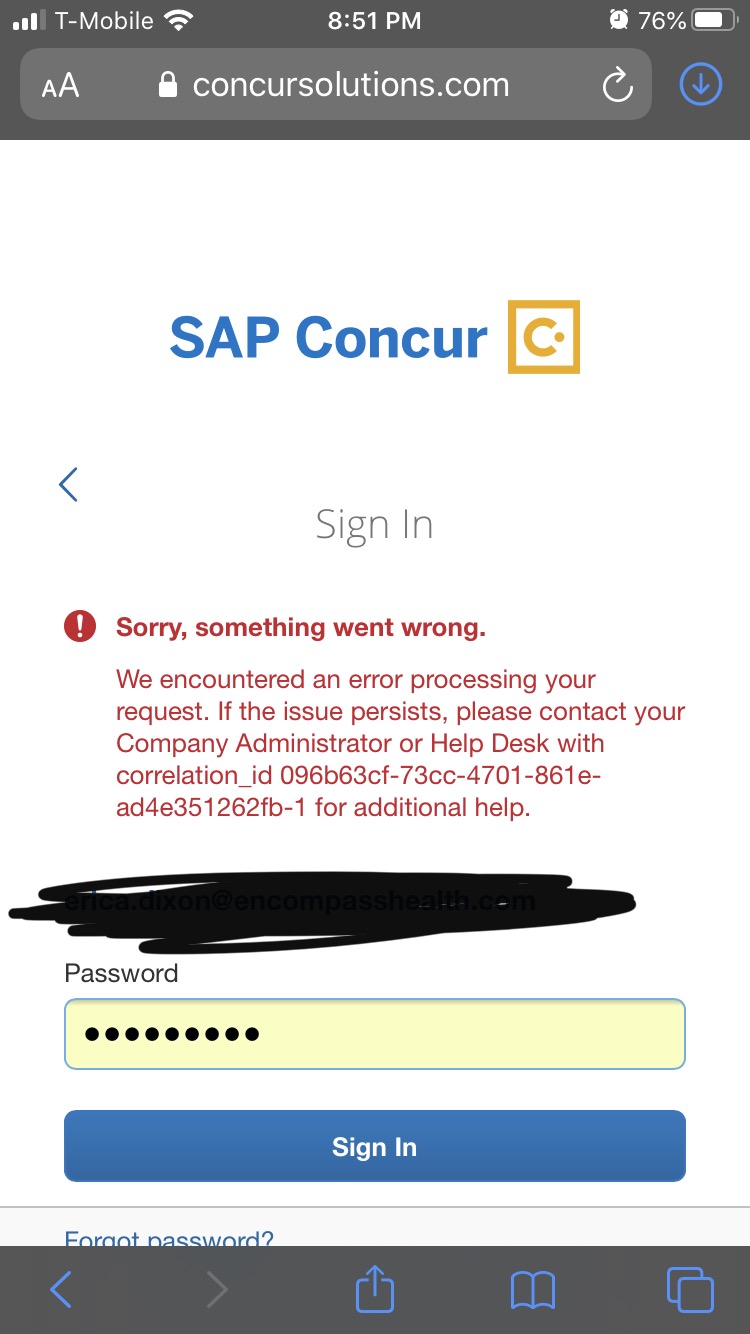 SYSTEM CRASHING - SAP Concur Community