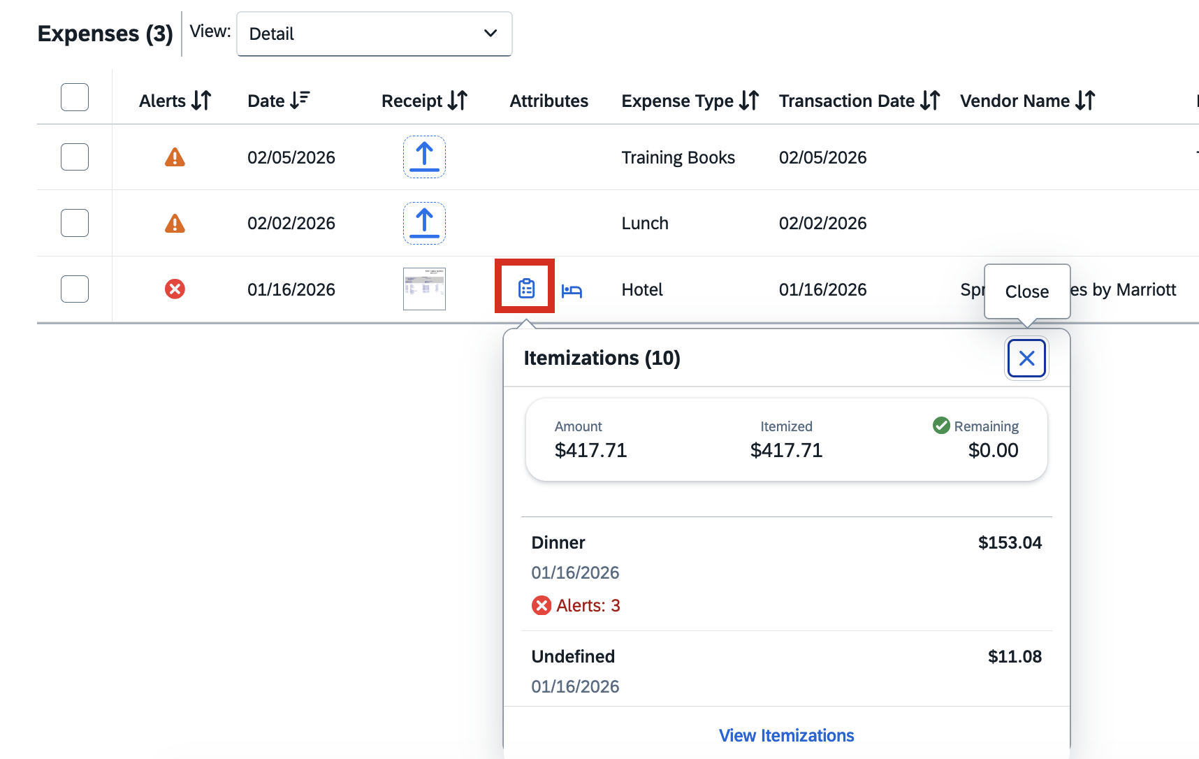 New Expense Report View Question / Feedback - SAP Concur Community