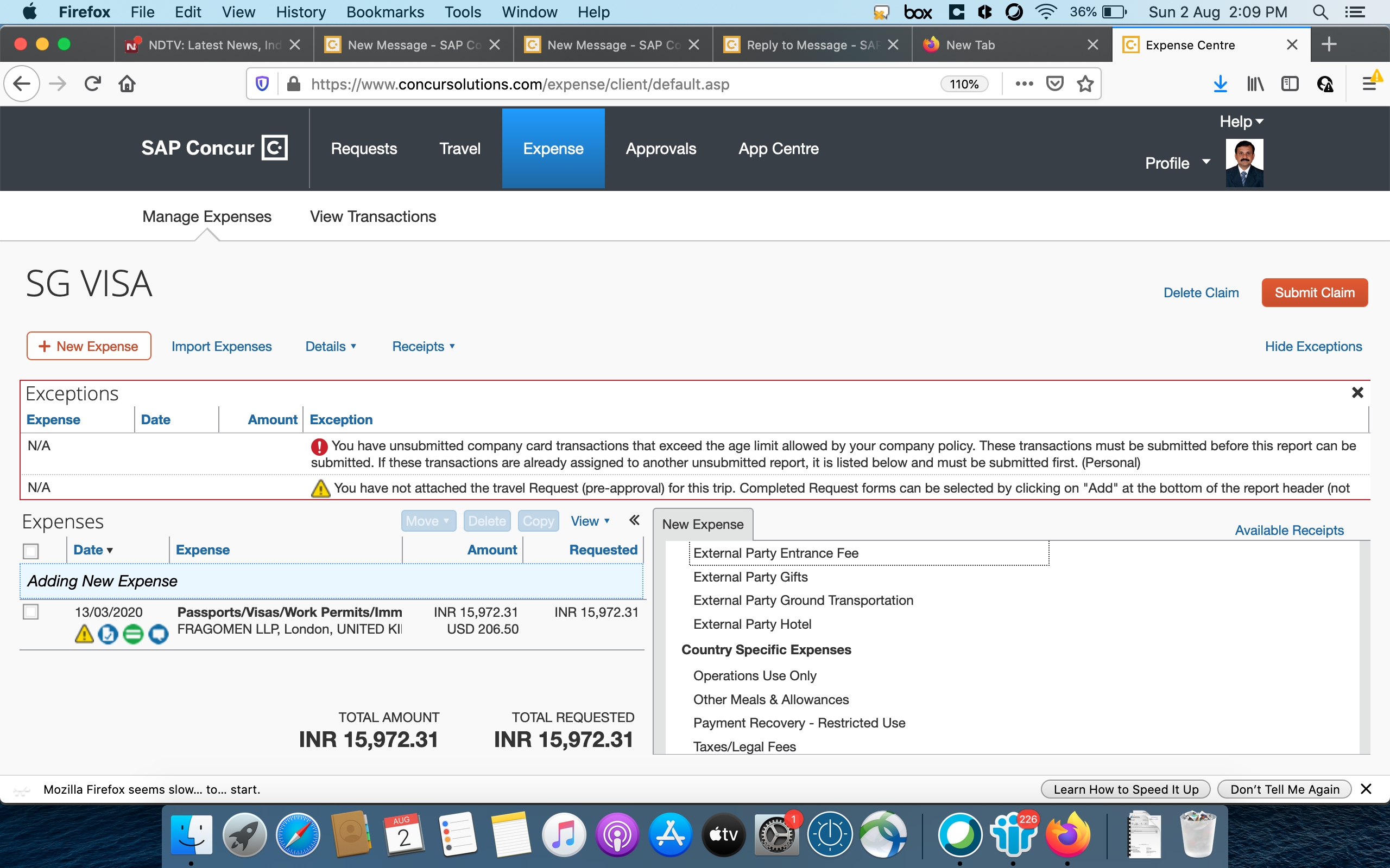 Matching Card Transaction Exception - SAP Concur Community