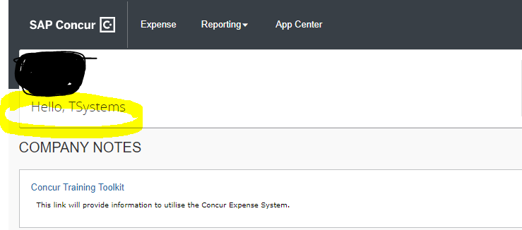 Konfiguration Homepage - SAP Concur Community