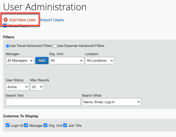 How Do I Manually Create A New Sap Concur Profile Sap Concur Community