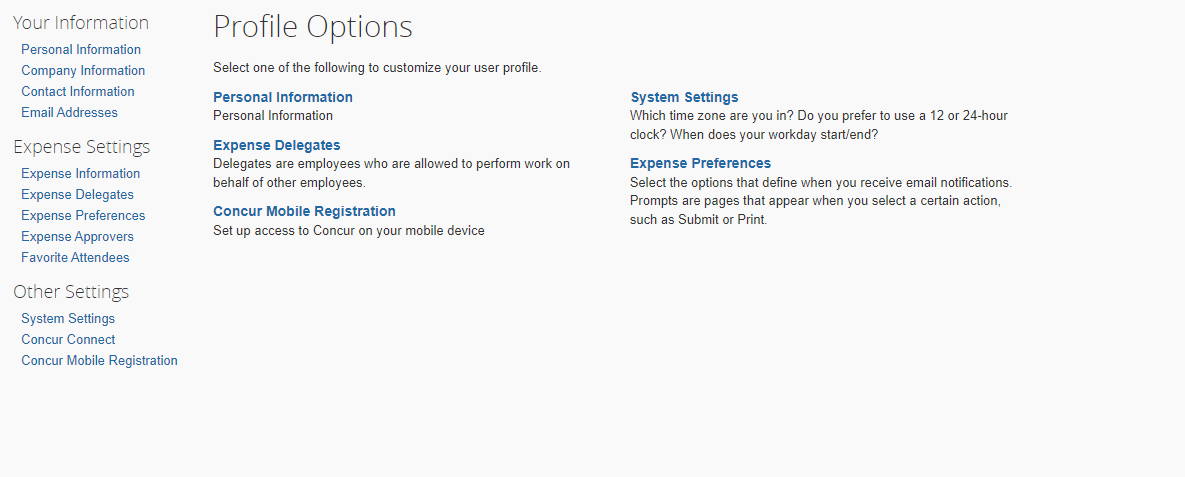 How to change bank account information when option... - SAP Concur ...