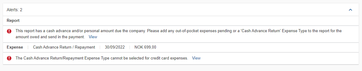 Personal Expense and error when submitting - SAP Concur Community