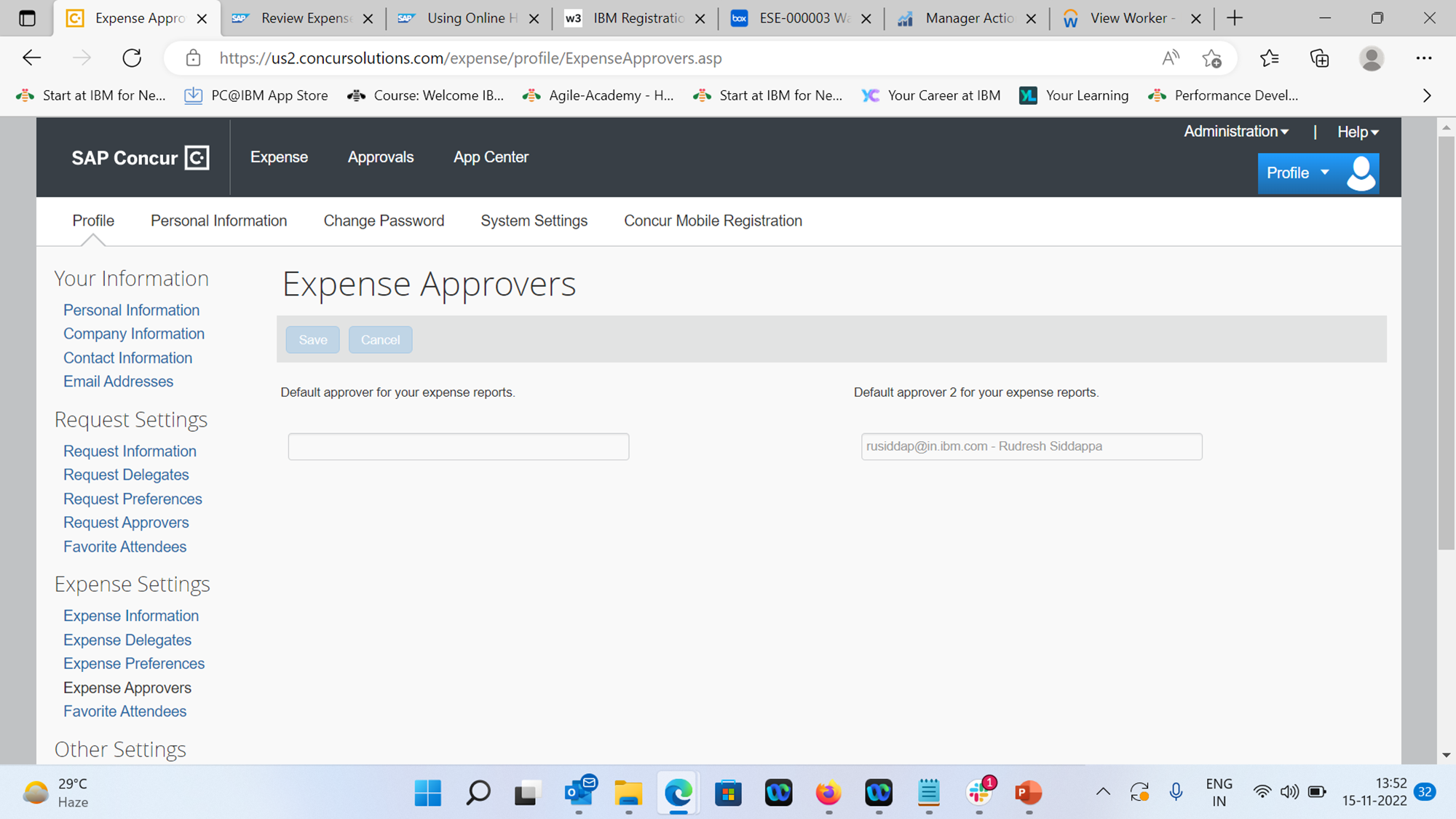 Approver Not Assigned In Concur Sap Concur Community