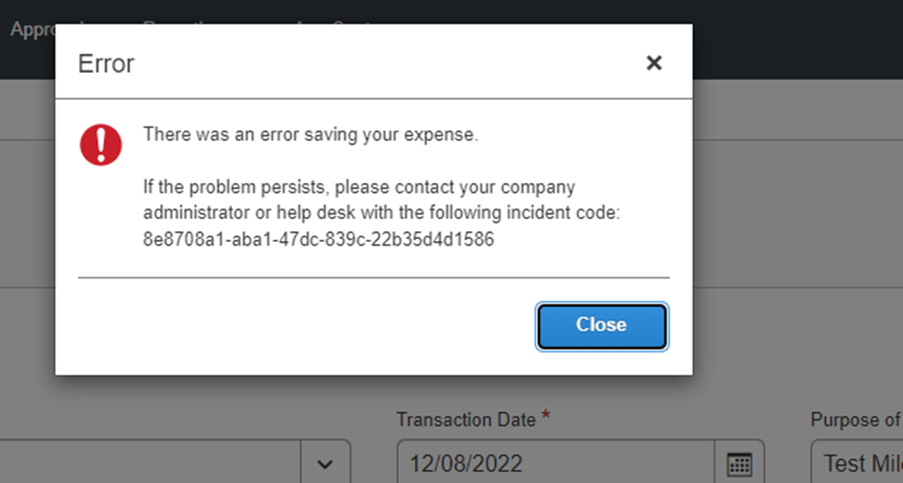 Solved: Mileage- Can't save report - SAP Concur Community Solved: Mileage- Can't save report - SAP Concur Community
