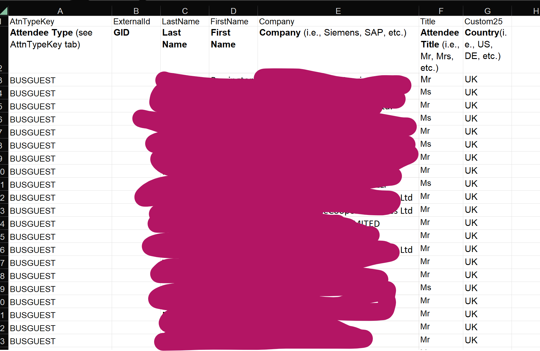Solved Error Message When Importing A List Of Attendees I Sap Concur Community